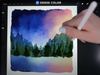 Beginner Procreate Landscape Tutorial — wooly pronto