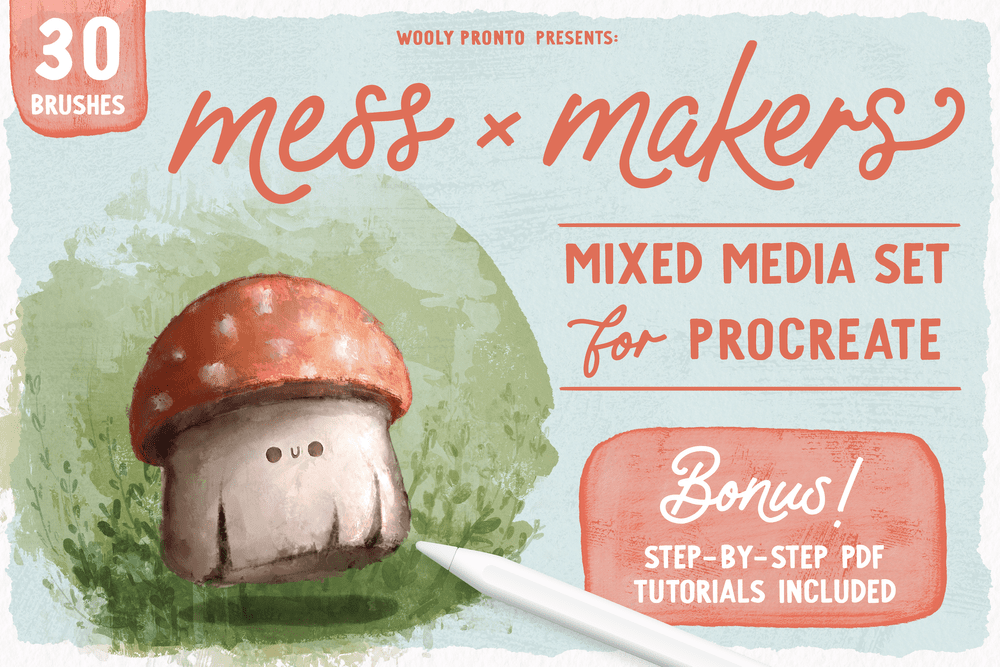 Succulent Builder Procreate Brushes — wooly pronto