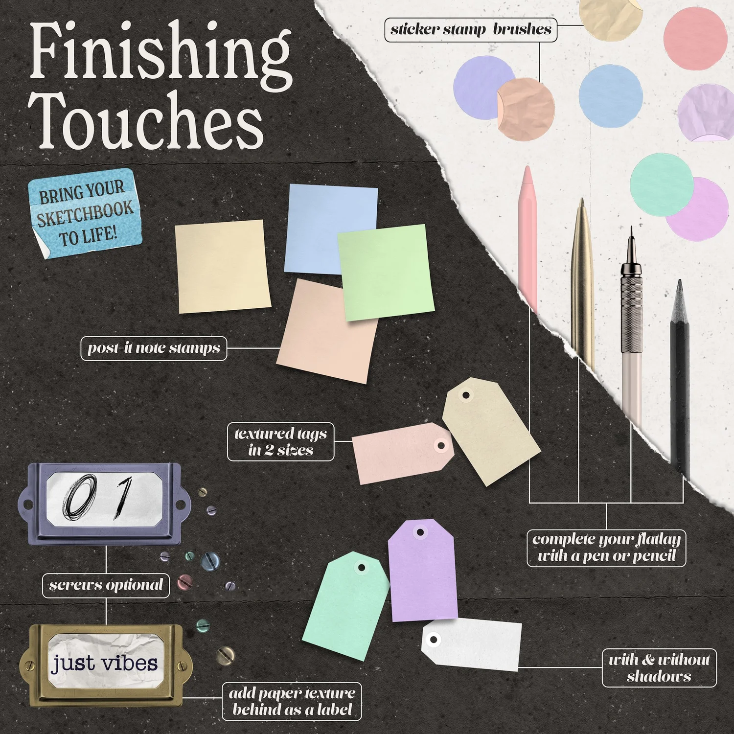 Flooded Watercolor Brushes for Procreate — wooly pronto