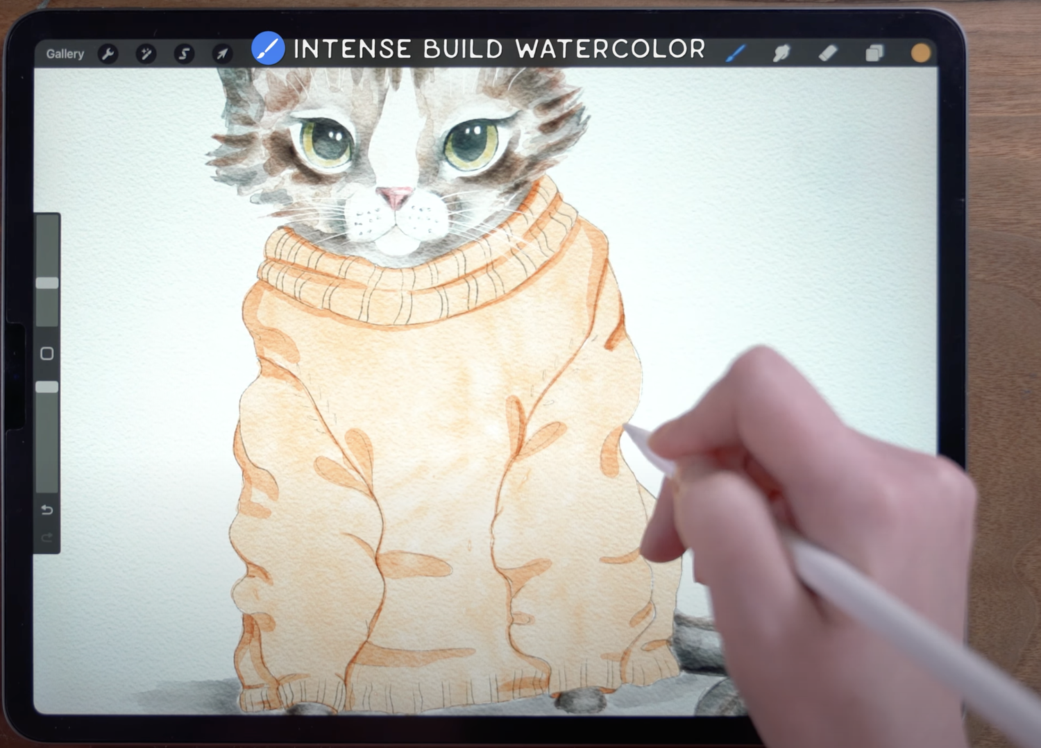 How to Paint Cozy Sweater Knits in Procreate — wooly pronto