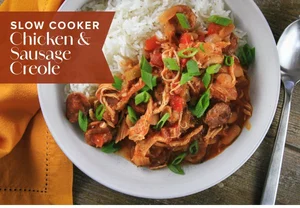 Slow Cooker Chicken and Sausage Creole — Cooking at the Cottage