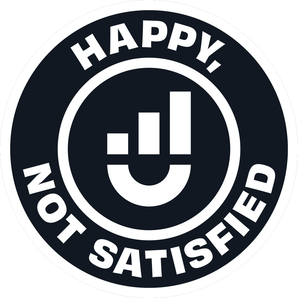 About — Happy, Not Satisfied®
