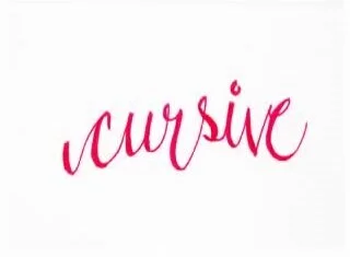 Font Friday, Cursive — Denise Lush