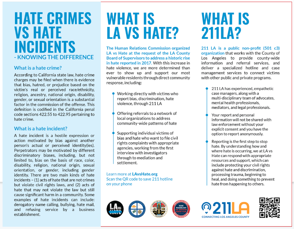 Law Enforcement — LA vs. Hate