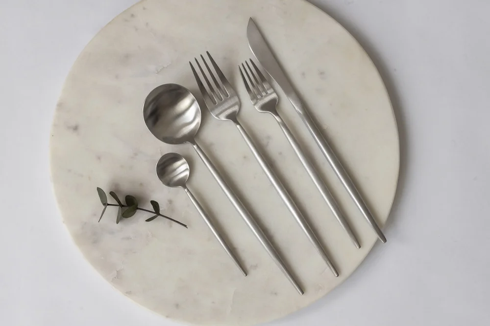 MILAN Matte Gold Flatware Set – Modern Luxury by Marcel Ardani — Marcel ...