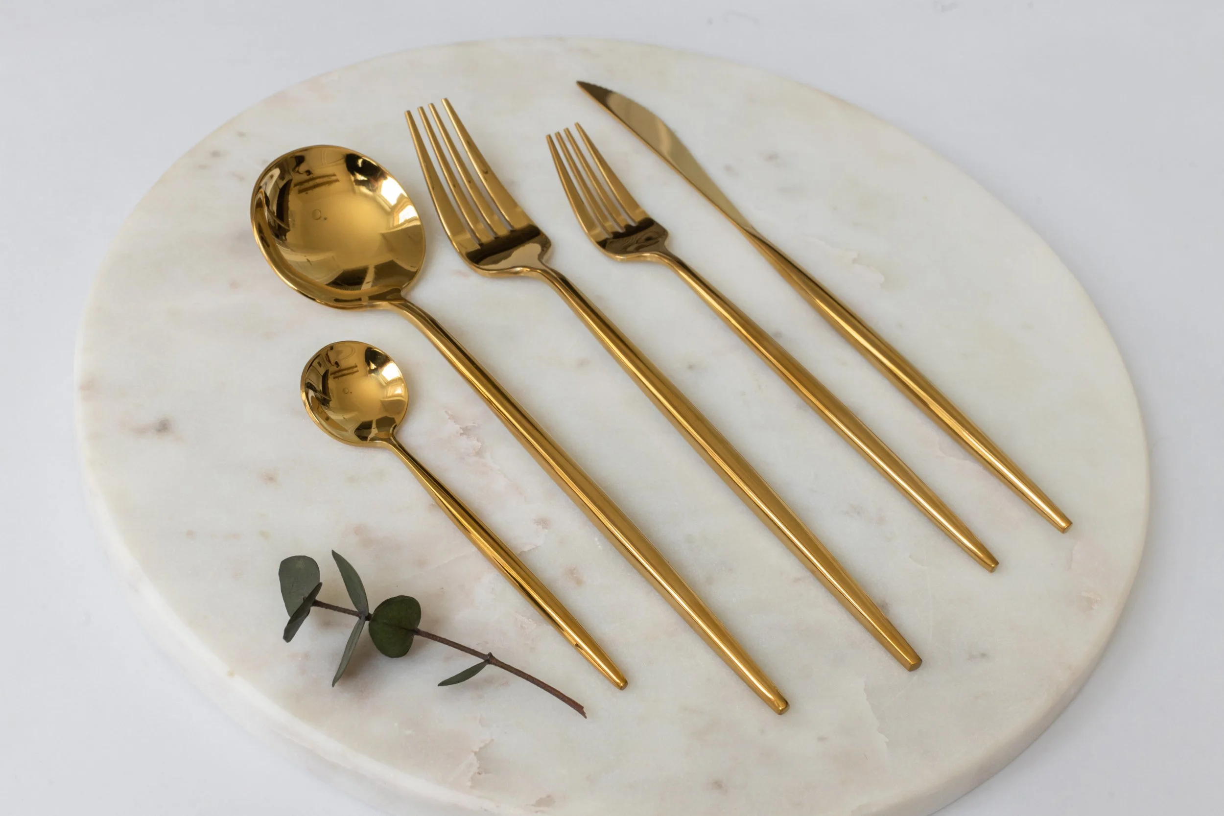 GENOA Matte Gold Flatware Set by Marcel Ardani — Marcel Ardani