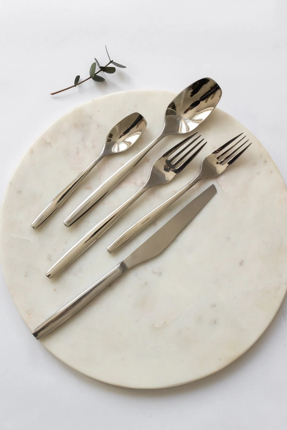 MILAN Matte Gold Flatware Set – Modern Luxury by Marcel Ardani — Marcel ...