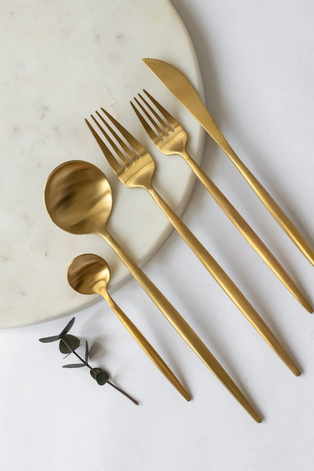 MILAN Matte Gold Flatware by Marcel Ardani — Marcel Ardani