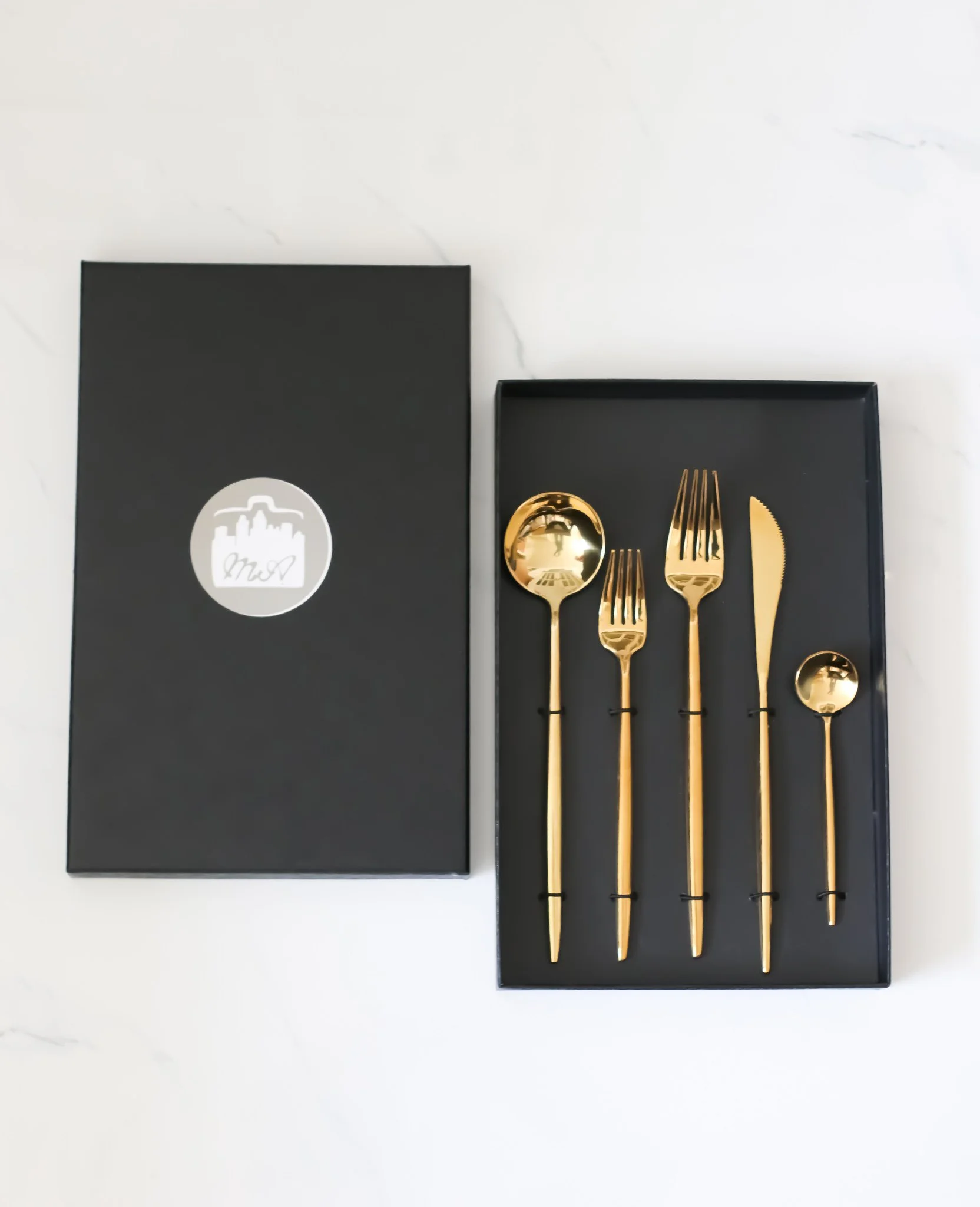 MILAN Matte Gold Flatware - — Marcel Ardani