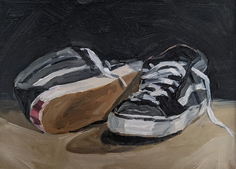 Still Life Paintings Of Shoes