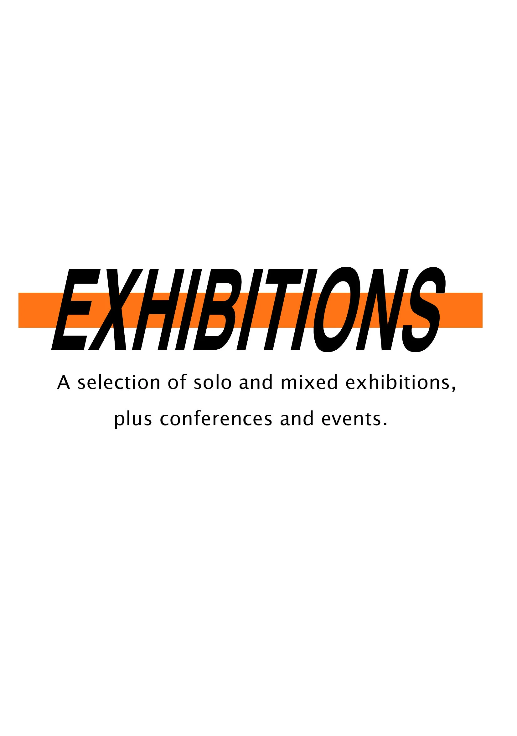 Exhibitions — Colin Yates