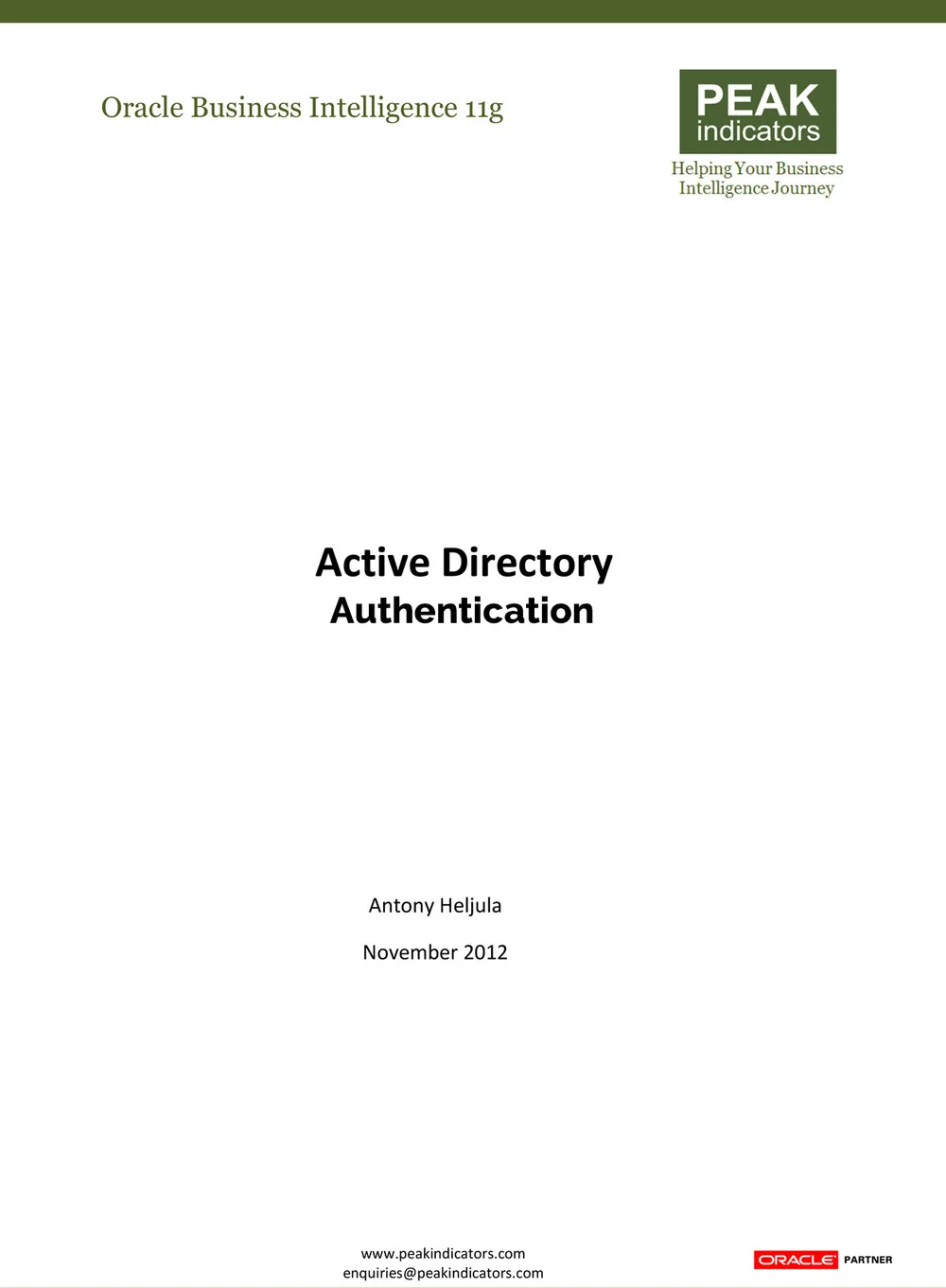 Obiee 11g Documentation