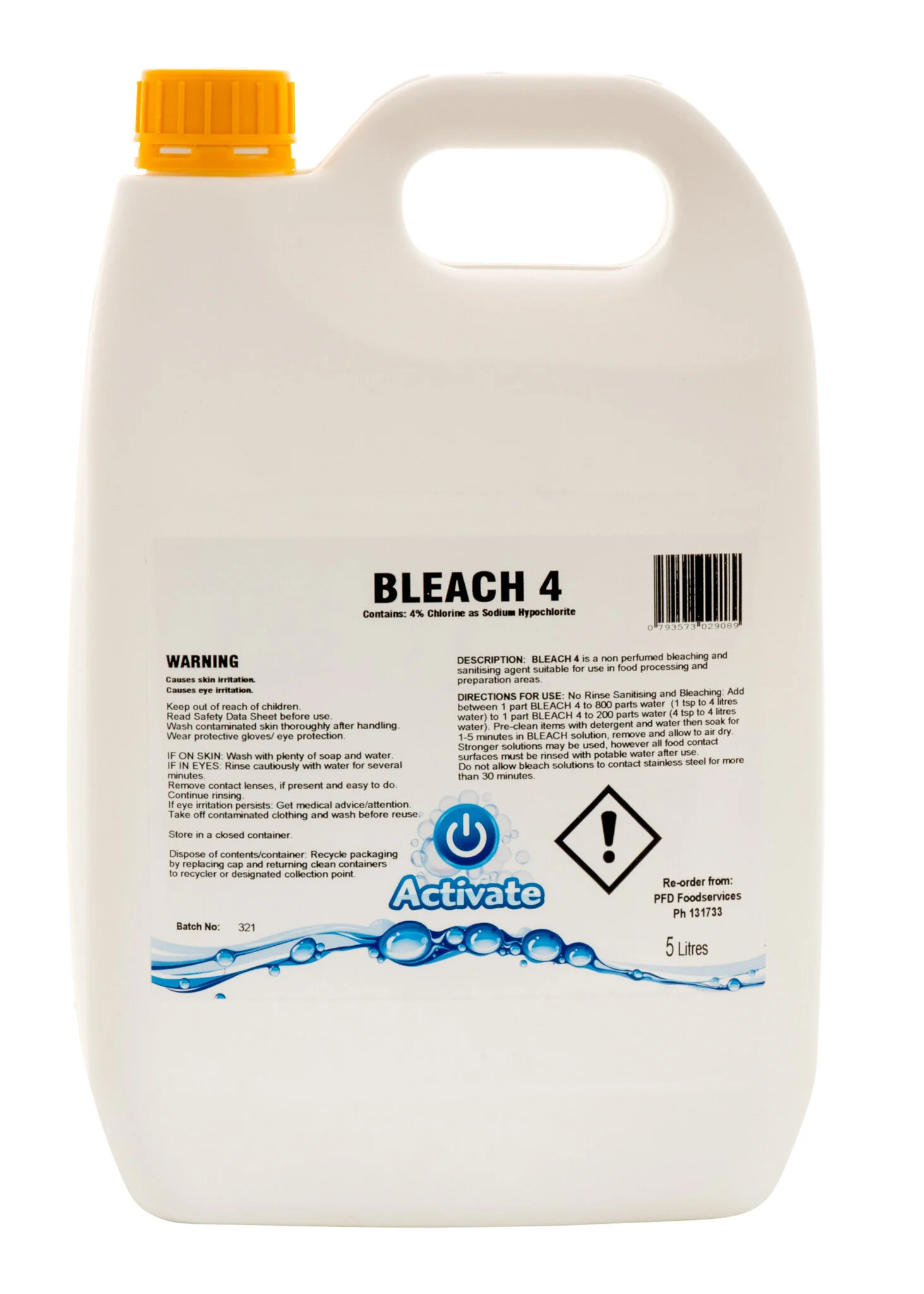 Kitchen & Food Service — Activate Cleaning Products