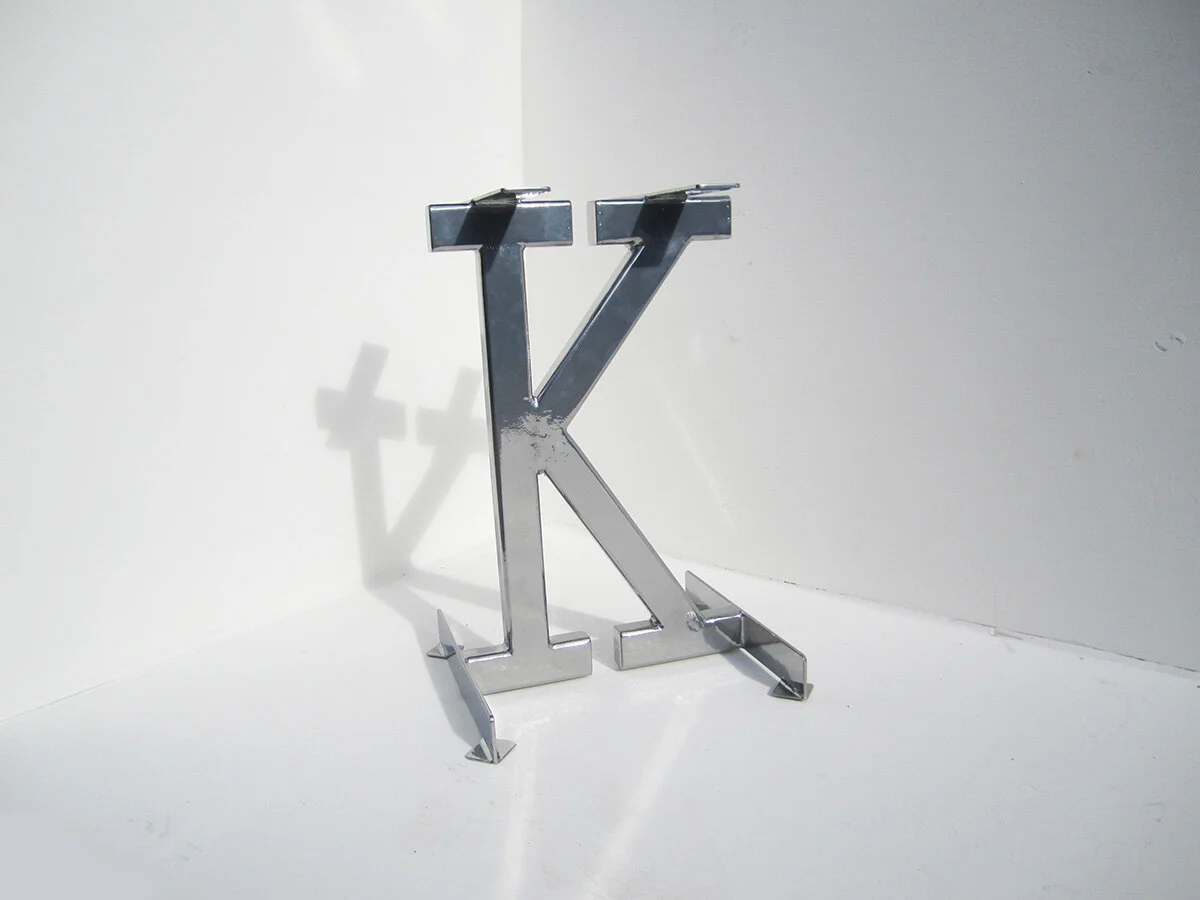 V BAR steel legs (per pair) — Steel Table Legs