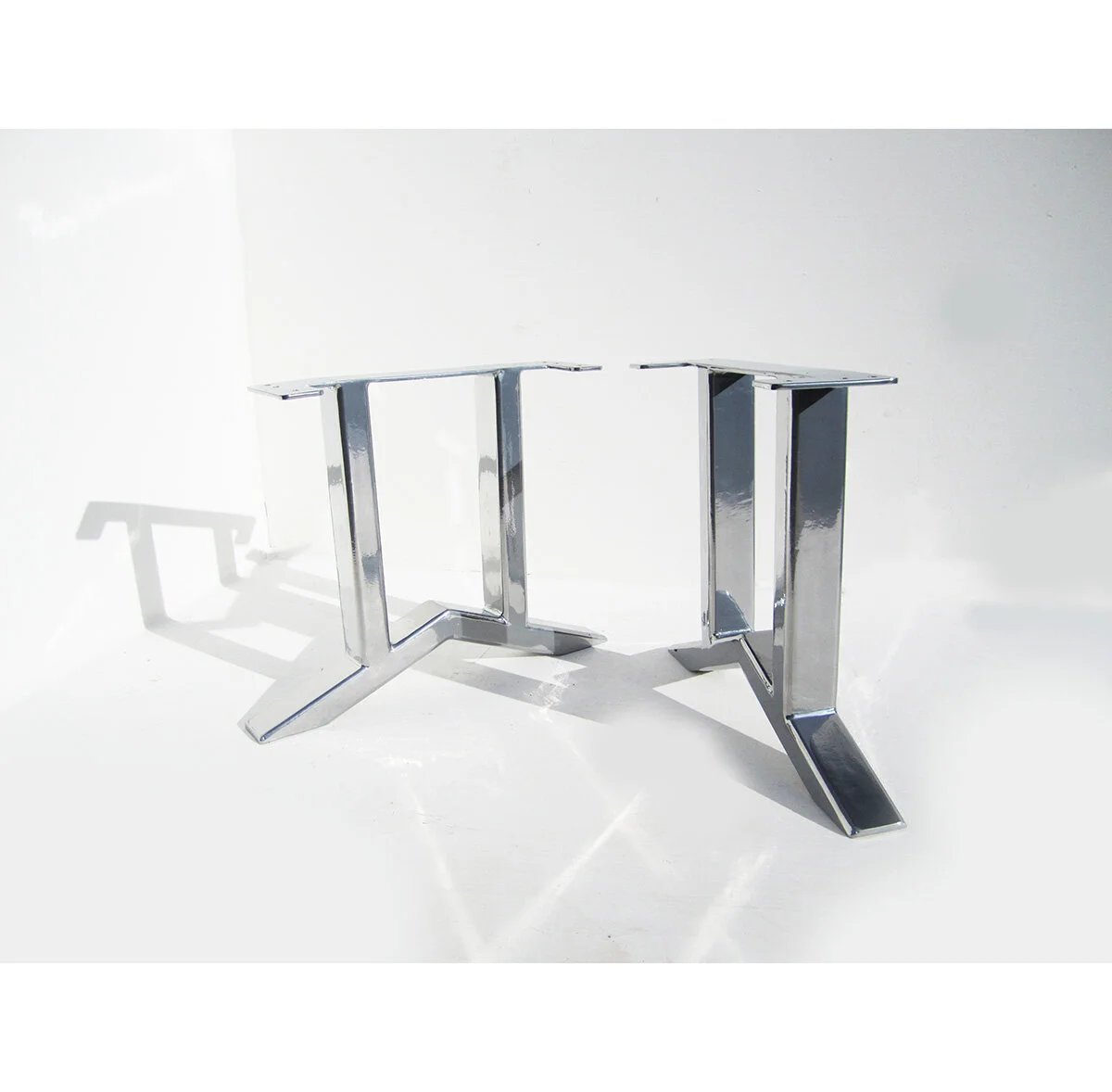 X steel legs (per pair) — Steel Table Legs