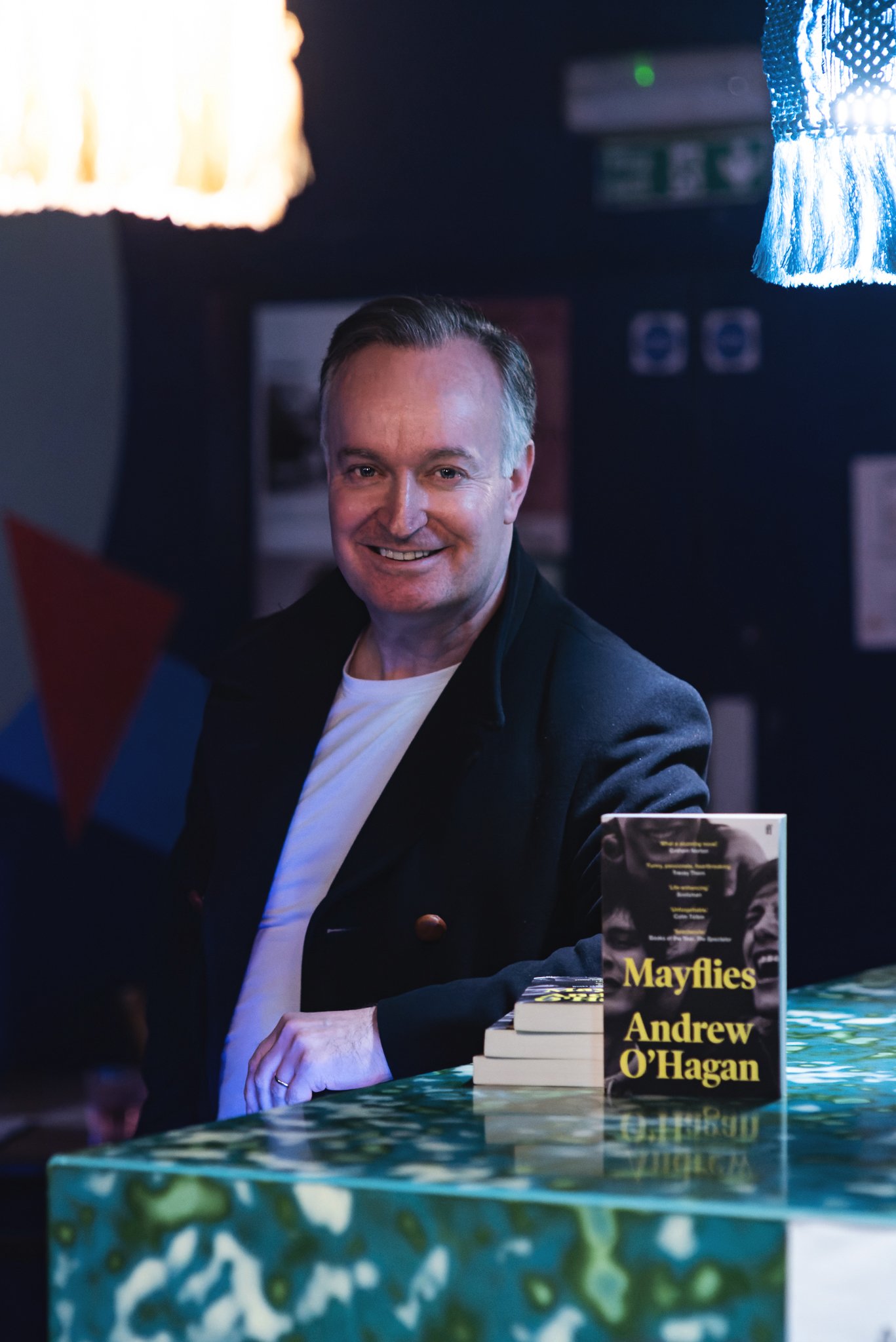 Andrew O'Hagan discusses his new novel Mayflies with Craig Smillie at ...