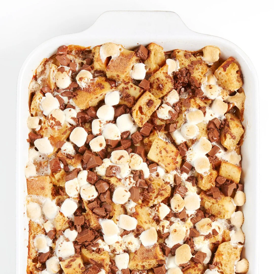 S'mores Bread Pudding Recipe — Bite Me More