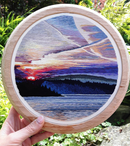 Painting with Thread by Miriam Shimamura — VISIONARY ART COLLECTIVE