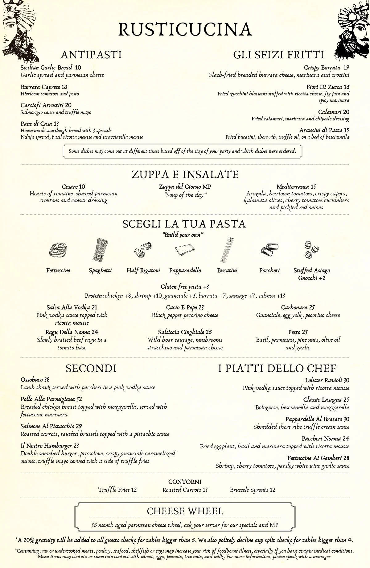 Menu — Rusticucina