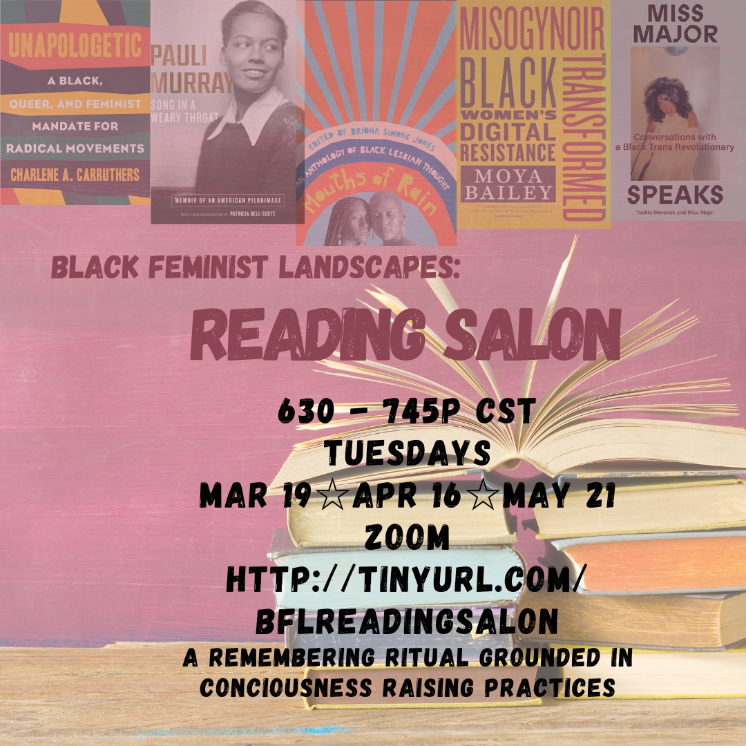 Black Feminist Landscapes Virtual Reading Salon — Red Linen Moon
