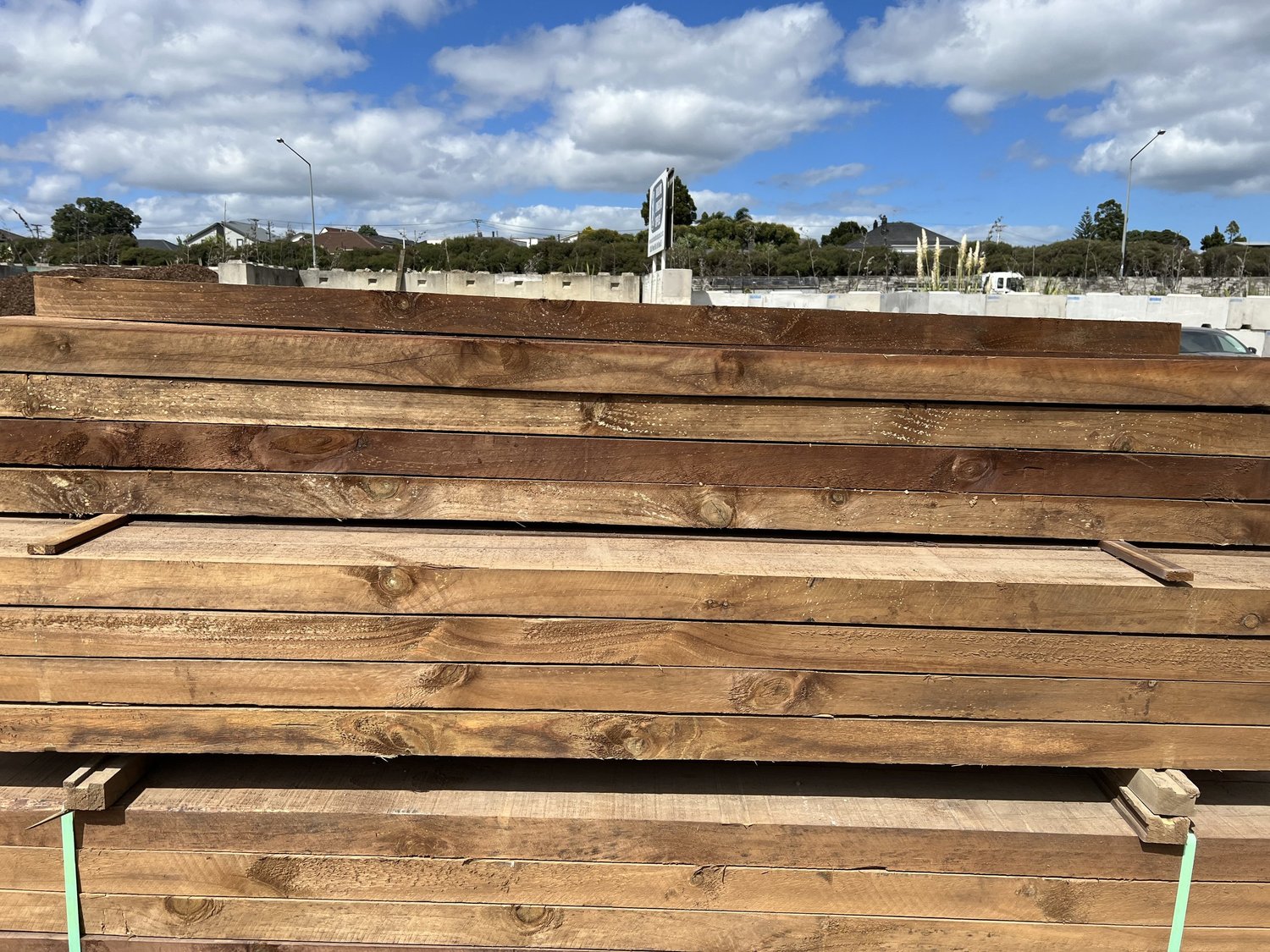 Logs& Sleepers-Trustwood Pine Sleepers H4 — Auckland Landscape Supplies