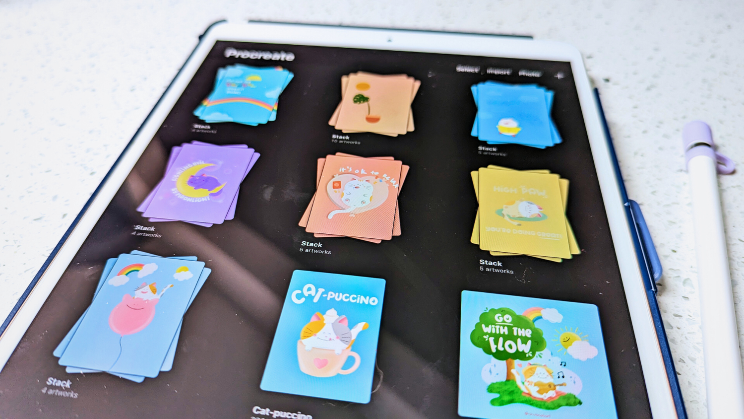 How to Use the Stack Feature in Procreate — Ting Li | Illustrator ...