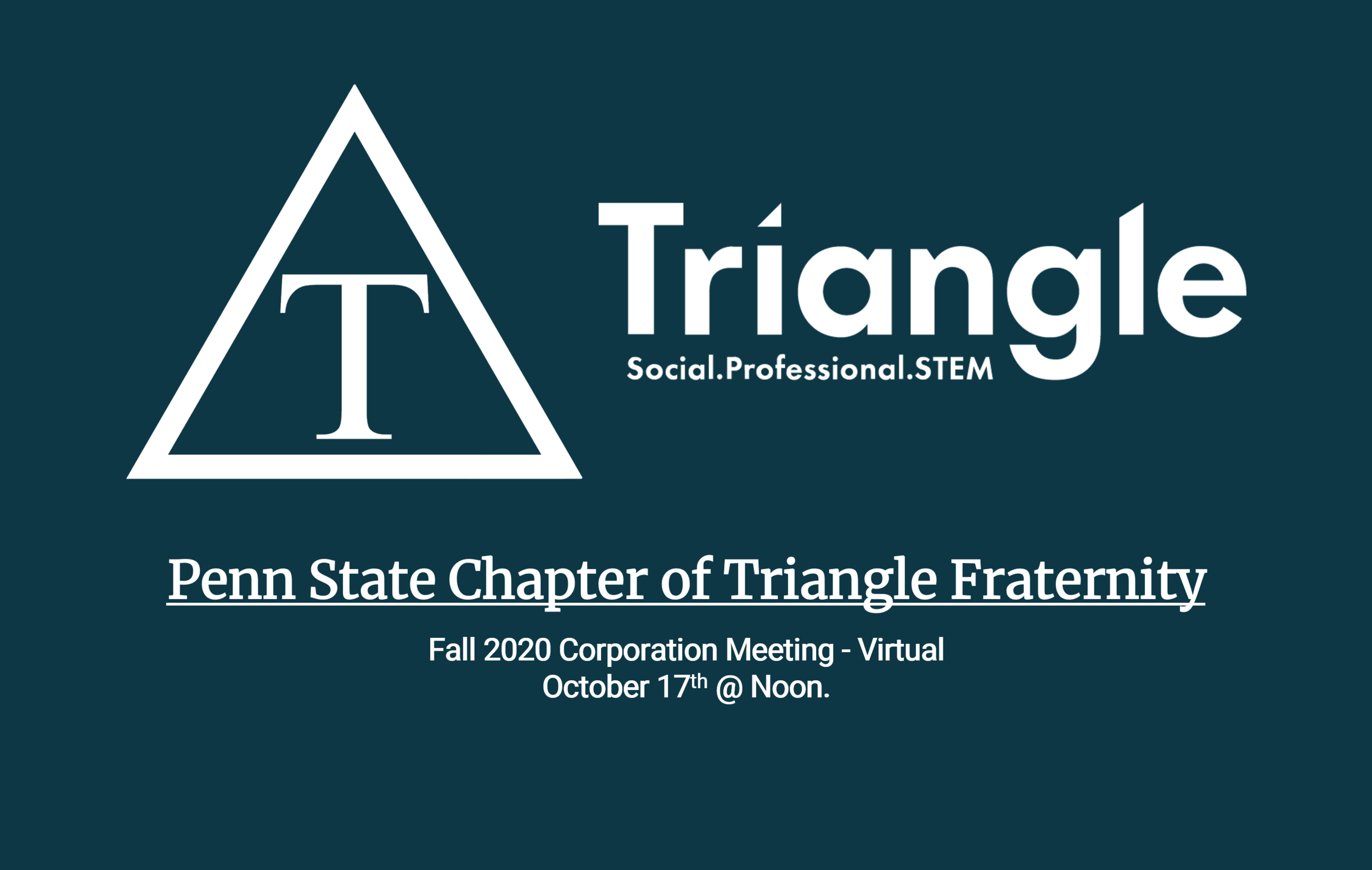 Events — Penn State Chapter of Triangle Fraternity
