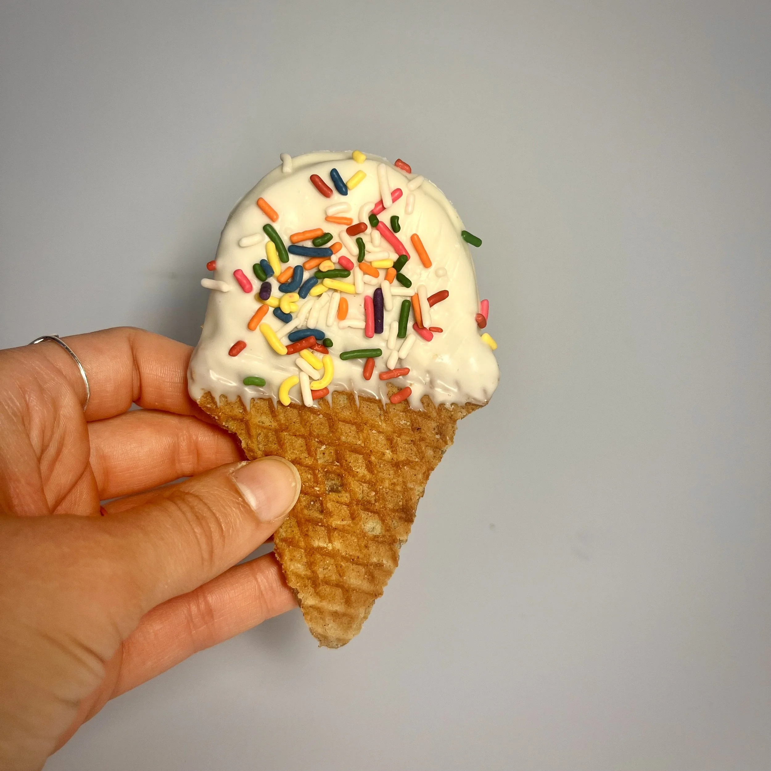 Ice Cream Cone-Shaped Stroopwafel — The Lancaster Sweet Shoppe