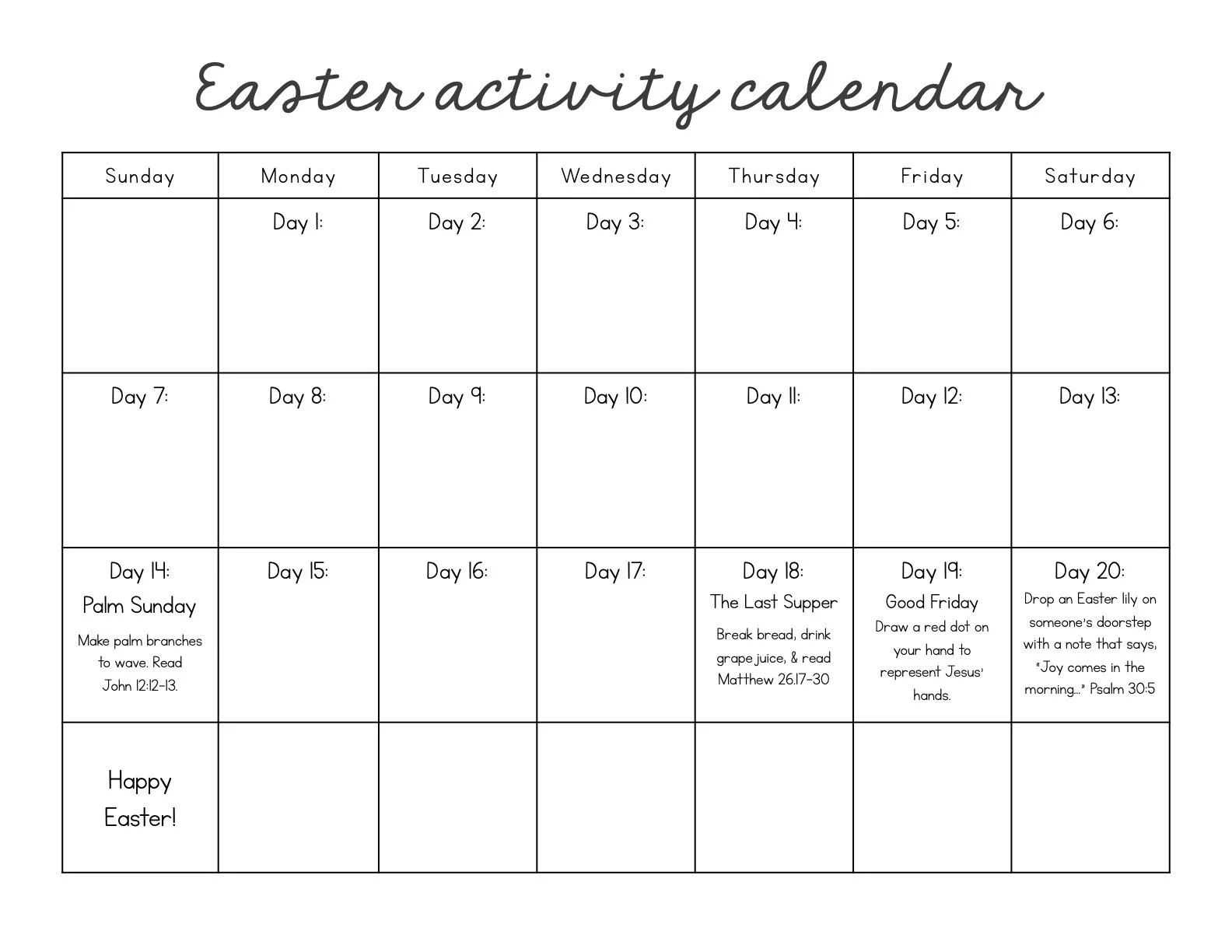 Celebrating Easter with Children — Francie Outlaw