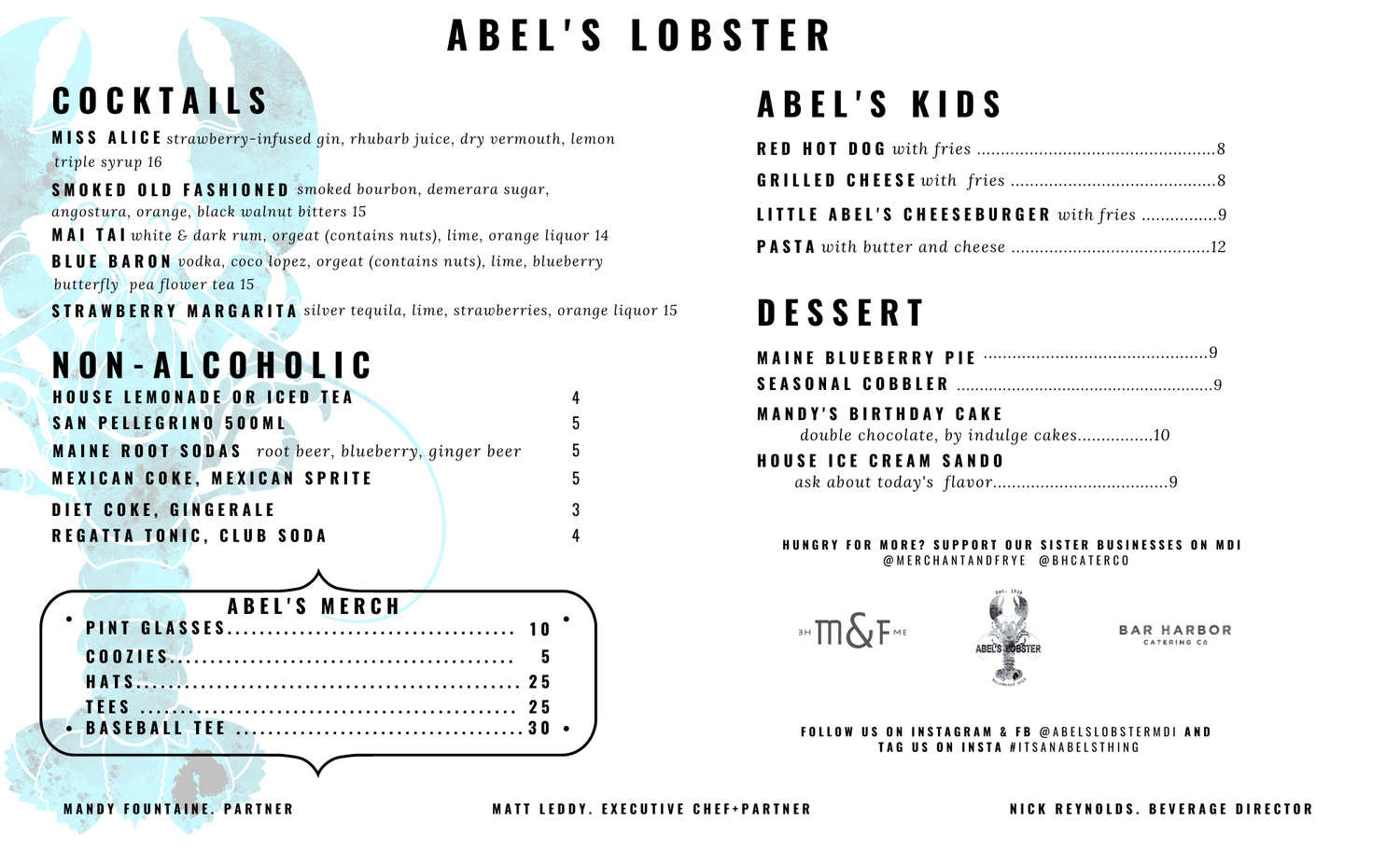 Eat — Abel's Lobster