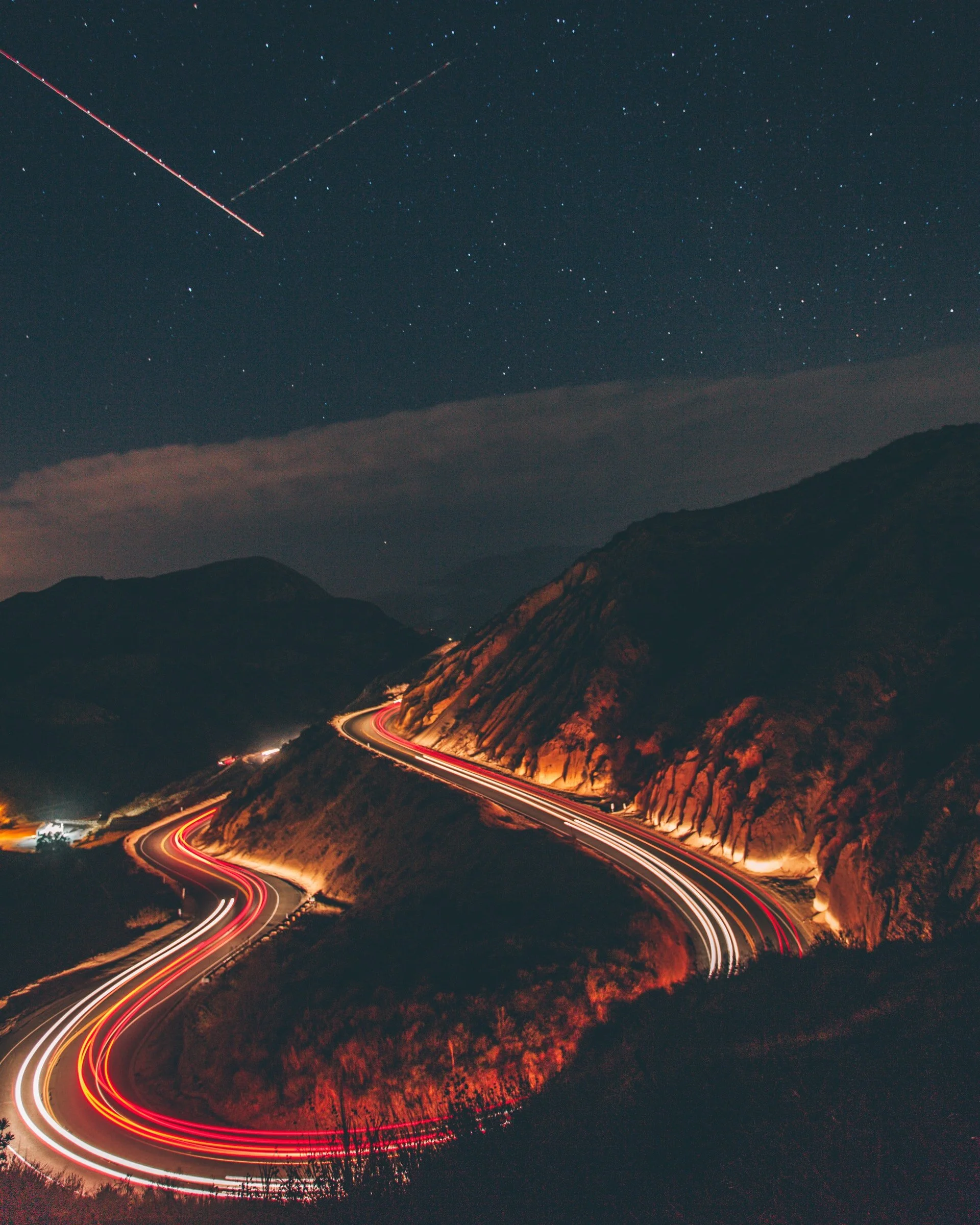 Slow Shutter Speed Photography Stars