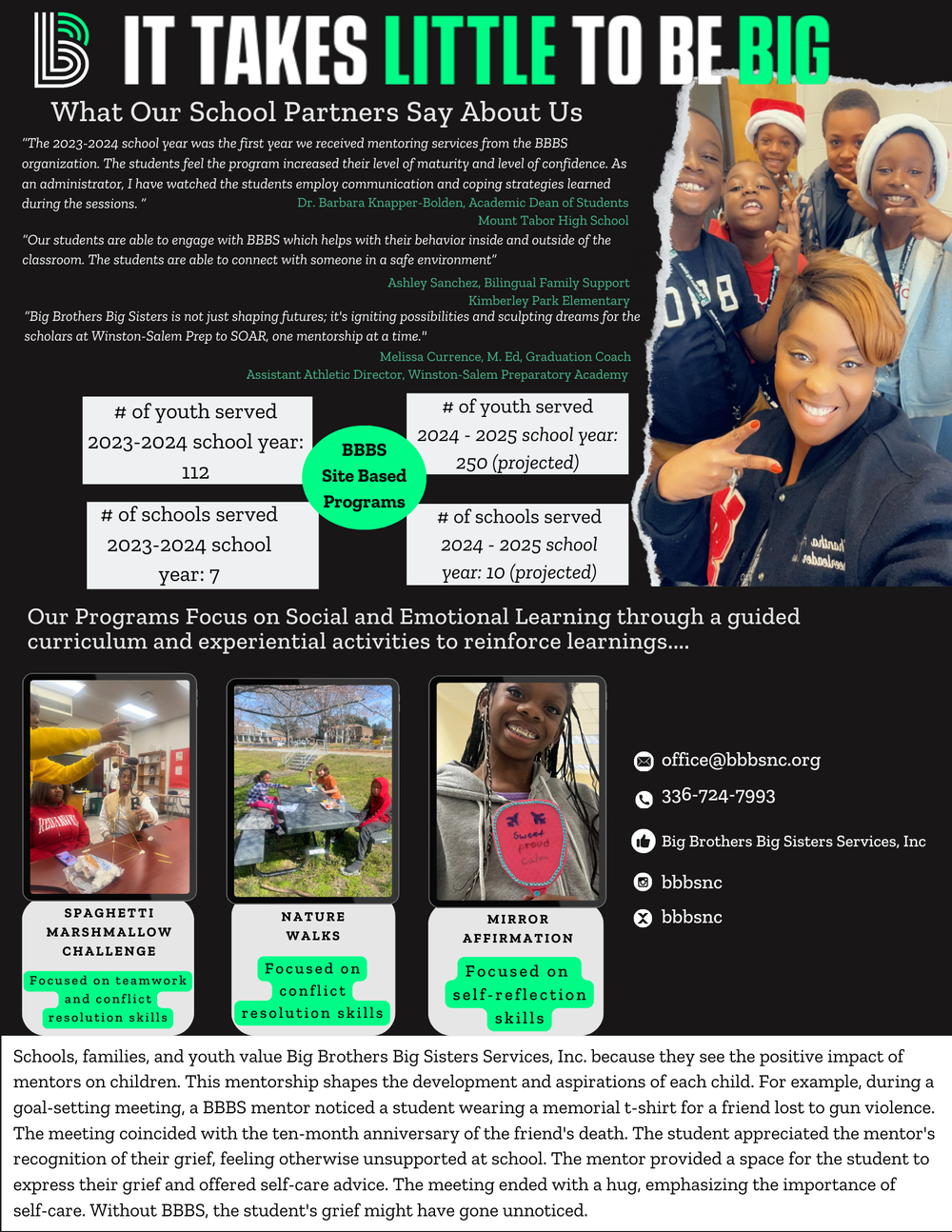 Bigger Together — Big Brothers Big Sisters Services