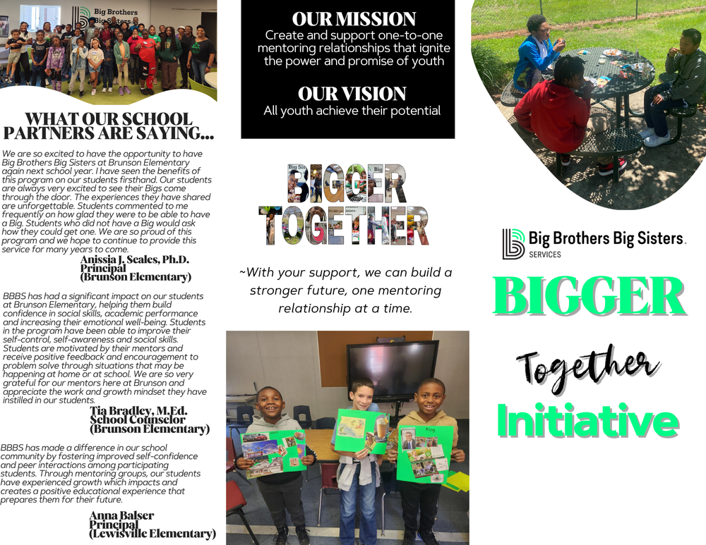 Bigger Together — Big Brothers Big Sisters Services