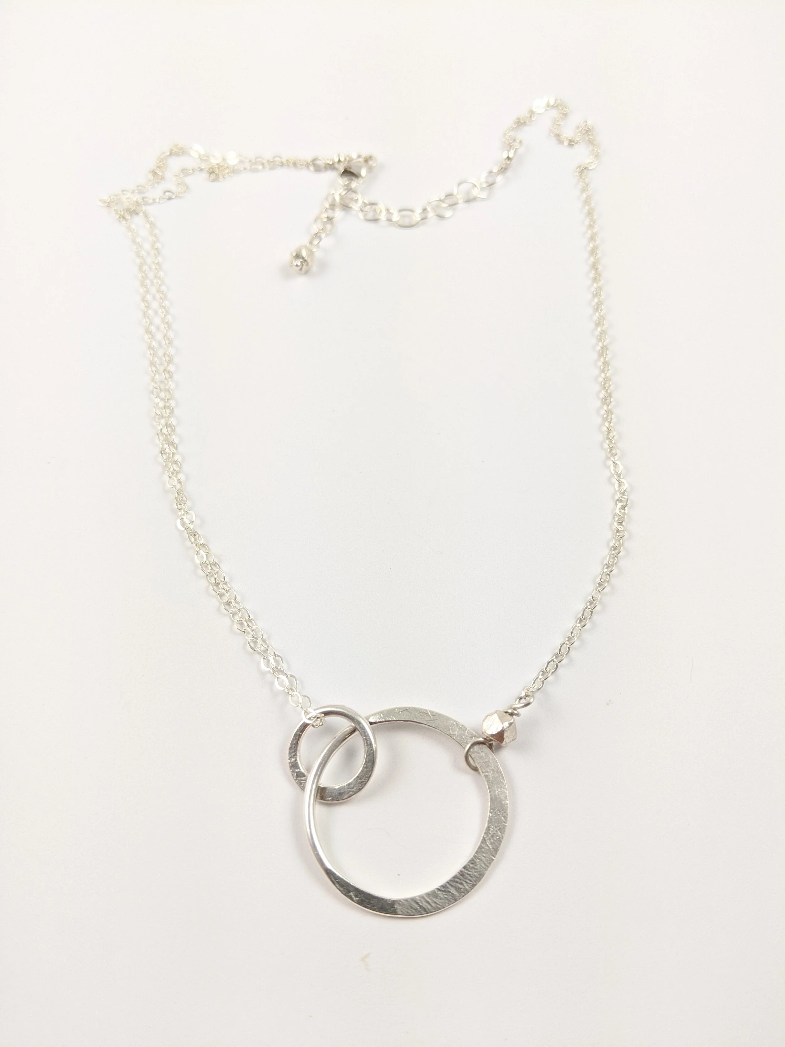 Entwined Circles Necklace with 14kt Gold-filled Chain, You Choose the ...