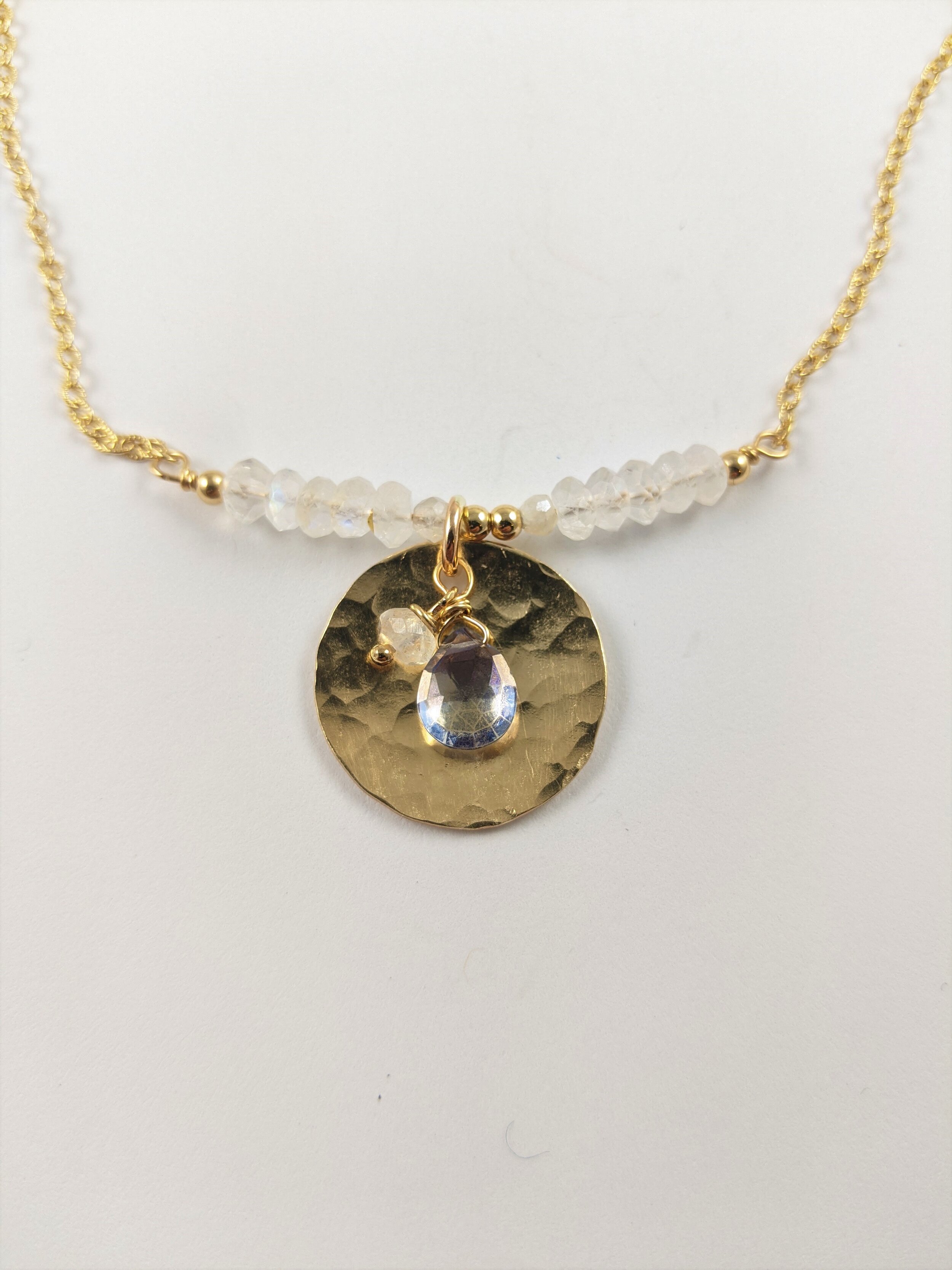 Sterling Silver Square Lariat — Marsha Drake Jewelry