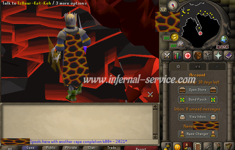 Previous infernal cape completions & Feedback 1000+ Capes