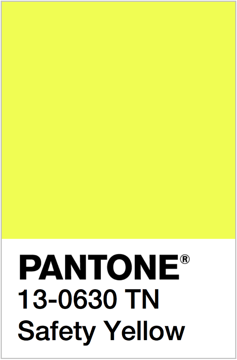 Fluorescent Yellow - Art Slice Museum Laboratories Division of Color ...