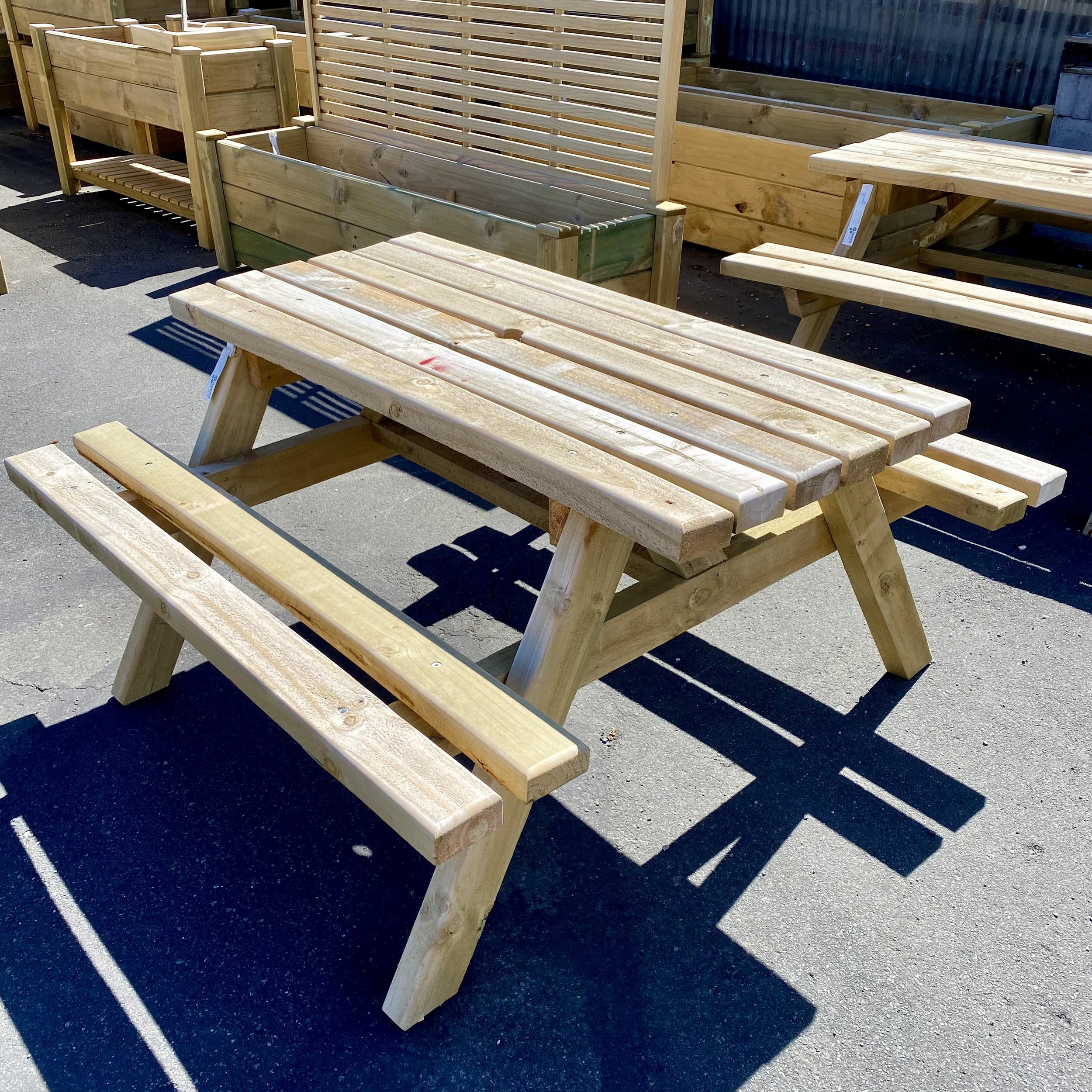 Heavy Duty BBQ Table — Mosgiel Garden Place