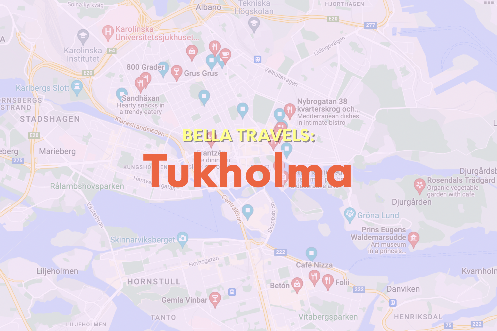 Bella Travels kaupunkioppaat — Bella Table