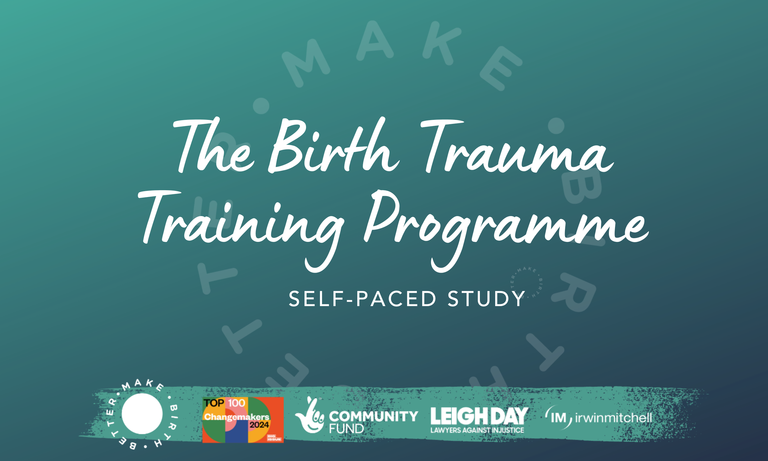 Birth Trauma Training For Professionals - Make Birth Better