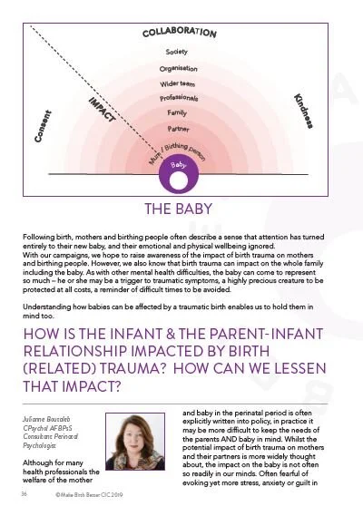 Free birth trauma resources for professionals - Make Birth Better