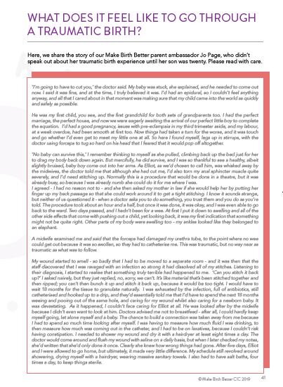 Free birth trauma resources for parents - Make Birth Better