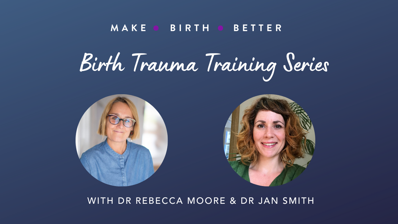 Birth Trauma Training For Professionals - Make Birth Better