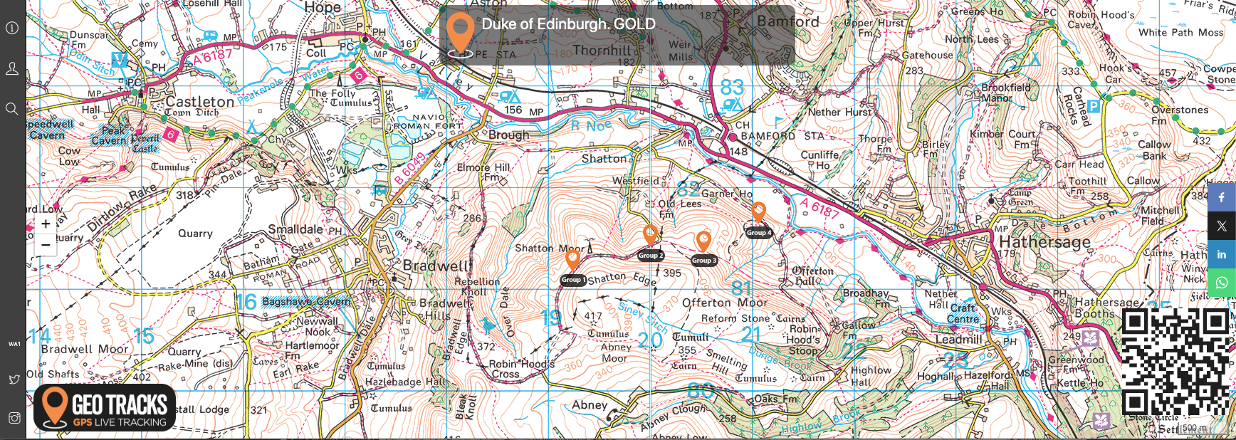DofE Tracking — Geo Tracks Live GPS Tracking