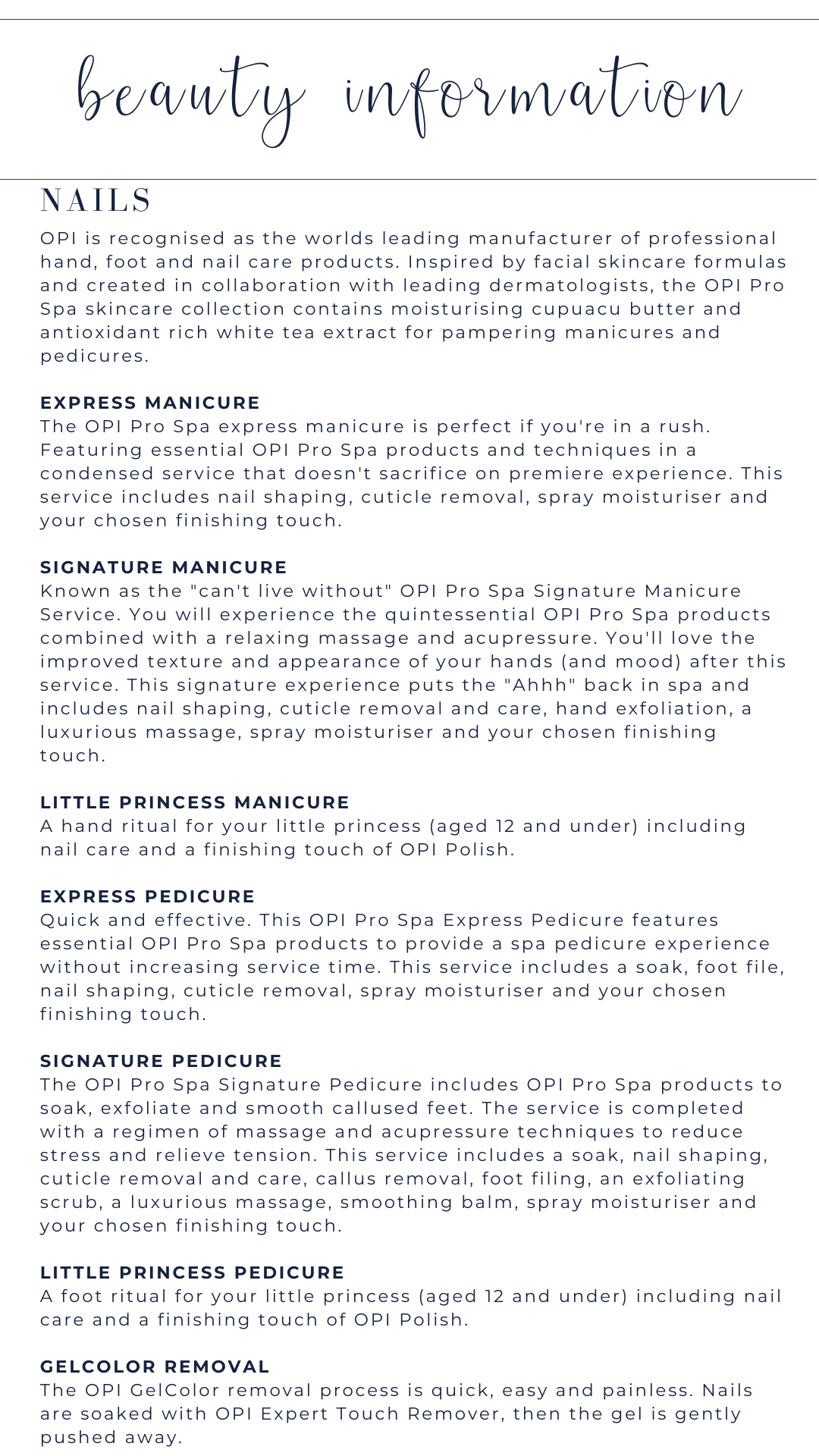 Prices — Tops Hair Salon & Beauty | L'Oreal & Kerastase Salon, Melksham ...