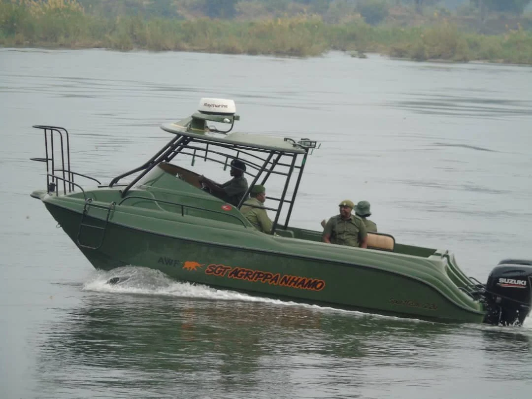 AWF donates a ranger boat to ZimParks in honour of “Super Ranger ...