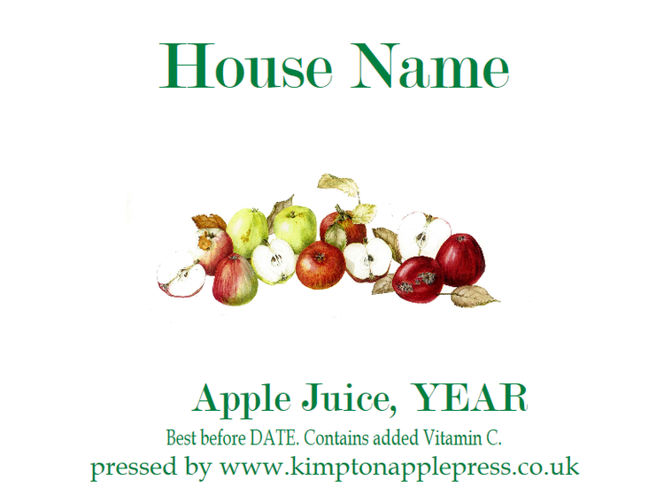 Juice Labels — Kimpton Apple Press
