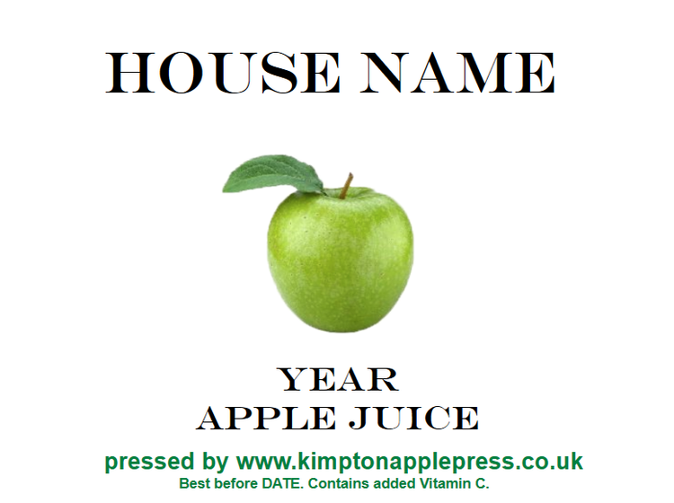 Juice Labels — Kimpton Apple Press