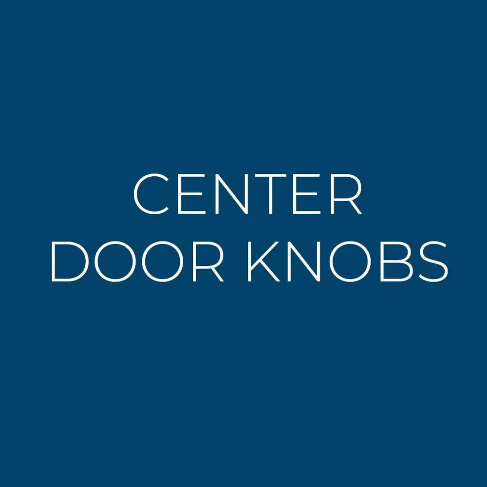 Daventry Center Door Knob | Katonah Hardware — Katonah Architectural ...