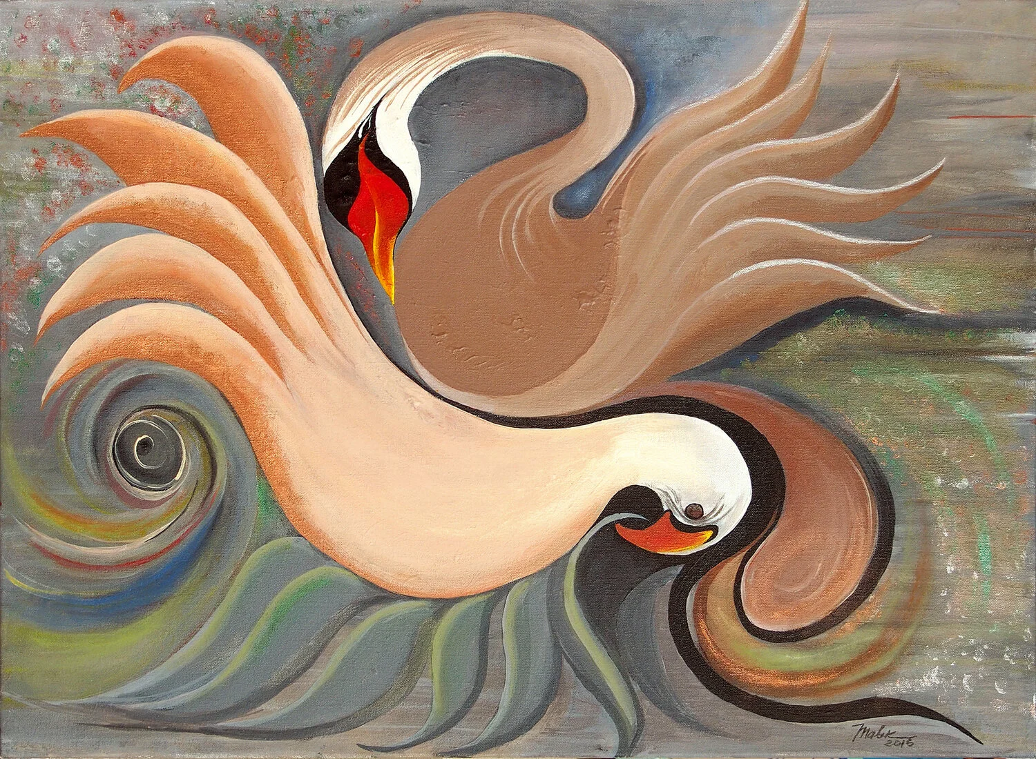 GALLERY OF LARGE PAINTINGS — MALAK MORGAN